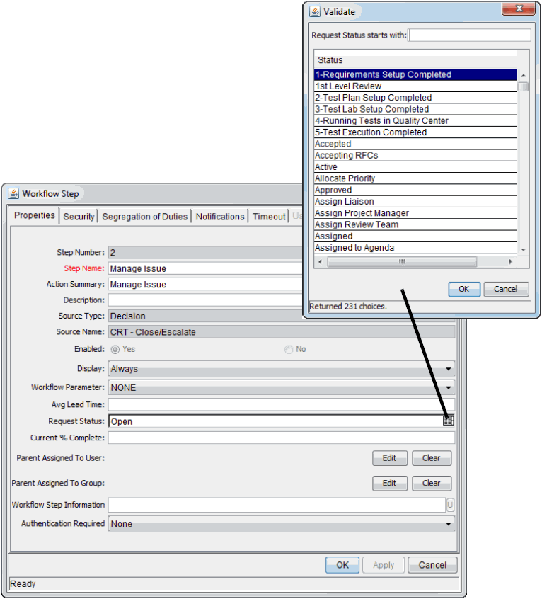 Overview of Request Statuses