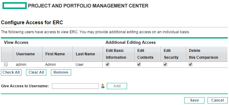 Configuring View Access for Users